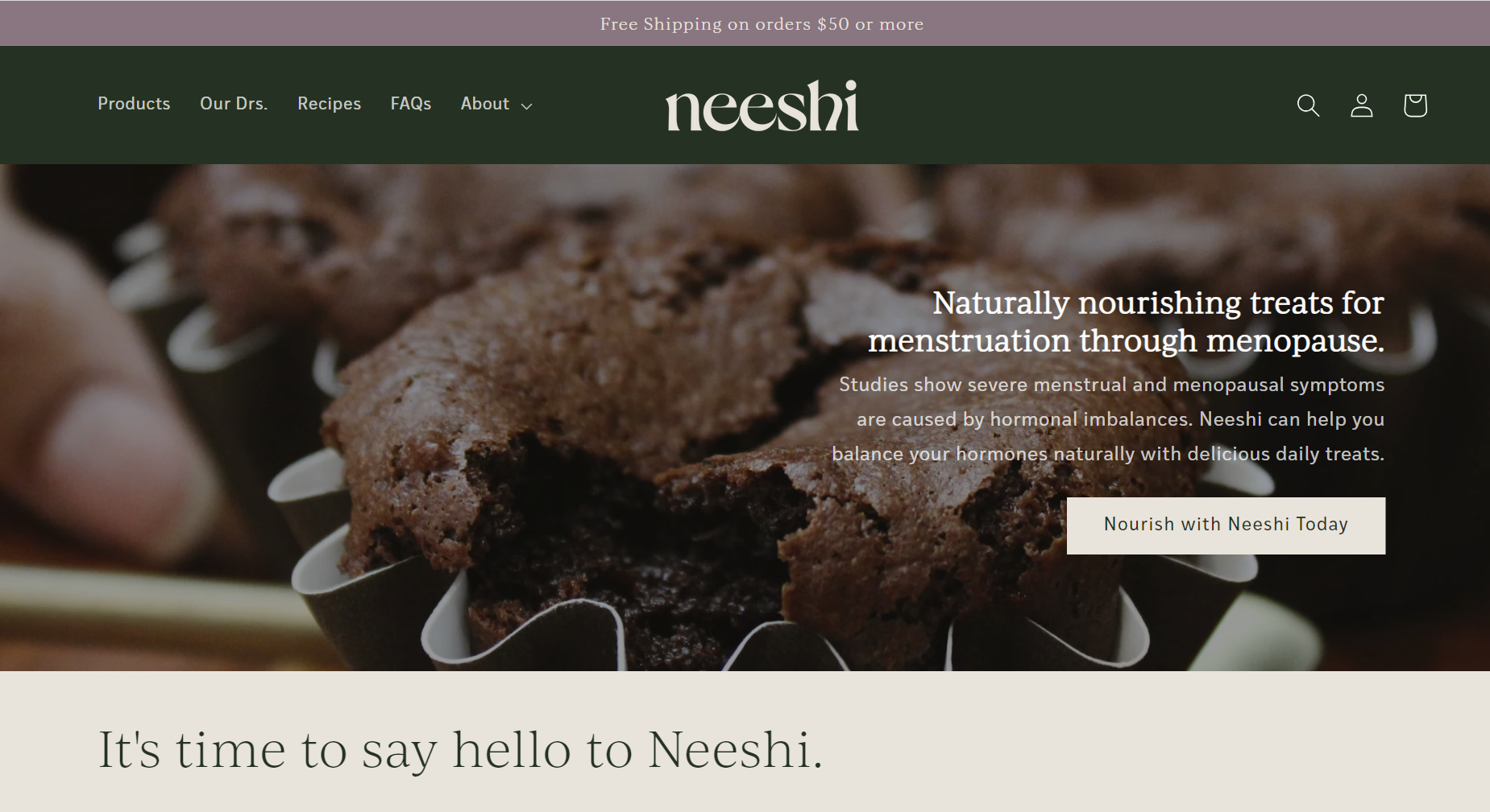 Neeshi | Hormonal balance the way Mother Nature intended.